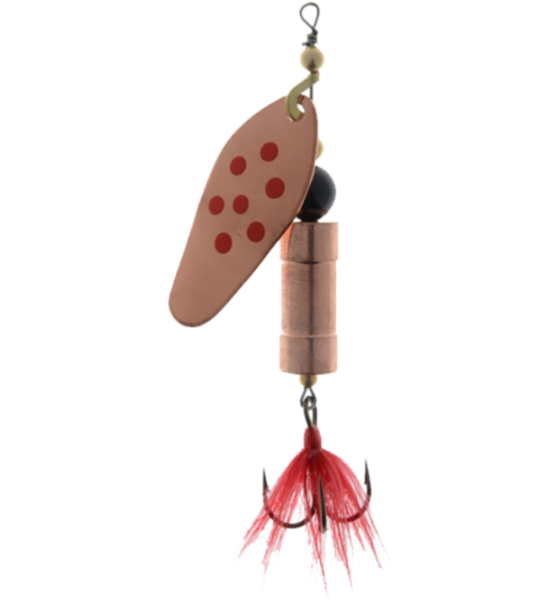 MYRAN Myran Tuna-lax Spinner Copper 25g Copper/red/dot på stadium.se