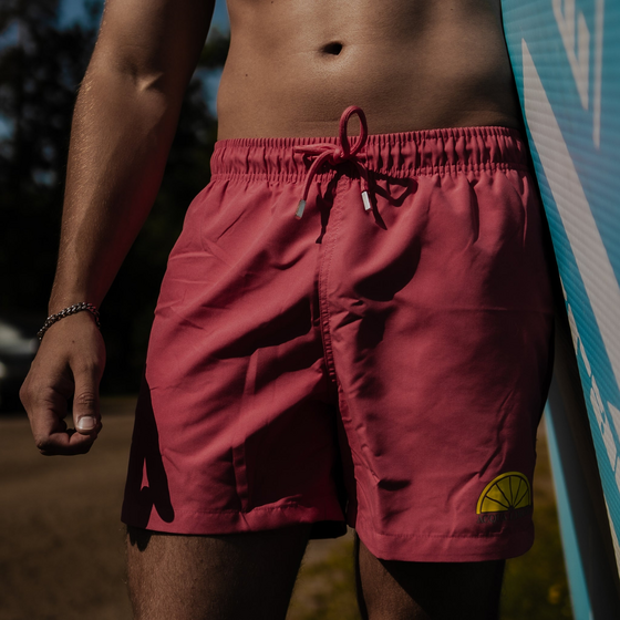 ACQUA LIMONE Swim Shorts - Navy på stadium.se