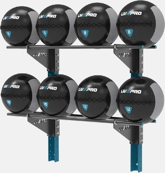 LIVEPRO Wall Ball Rack (125 X 37,5 X 97,3 Cm) på stadium.se