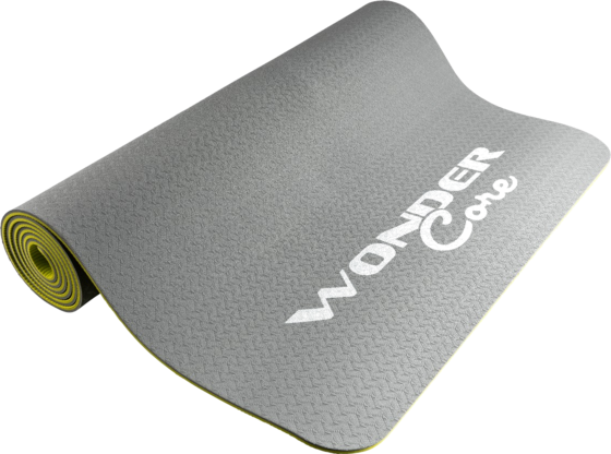 NORTHIX Wonder Core - Yoga Mat Tpe - Yellow/grey på stadium.se