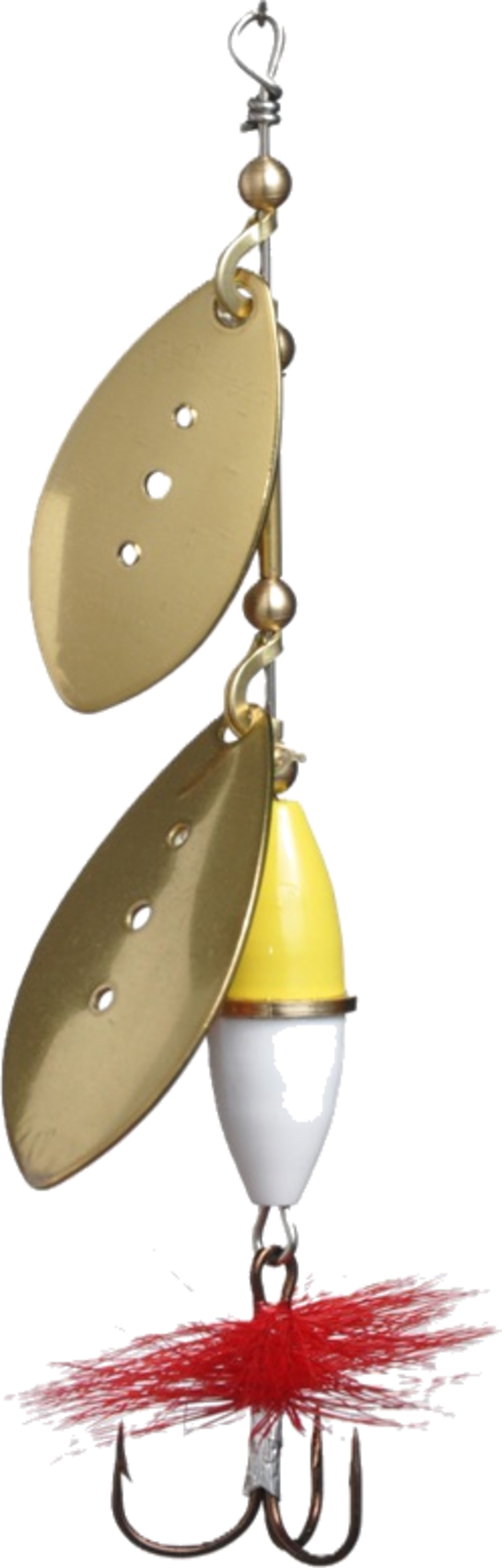 MYRAN Myran Wipp Spinner Dubbel L 12g Gold på stadium.se